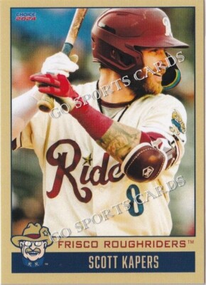 2024 Frisco RoughRiders Scott Kapers RC Rookie Card Rangers Minor ...