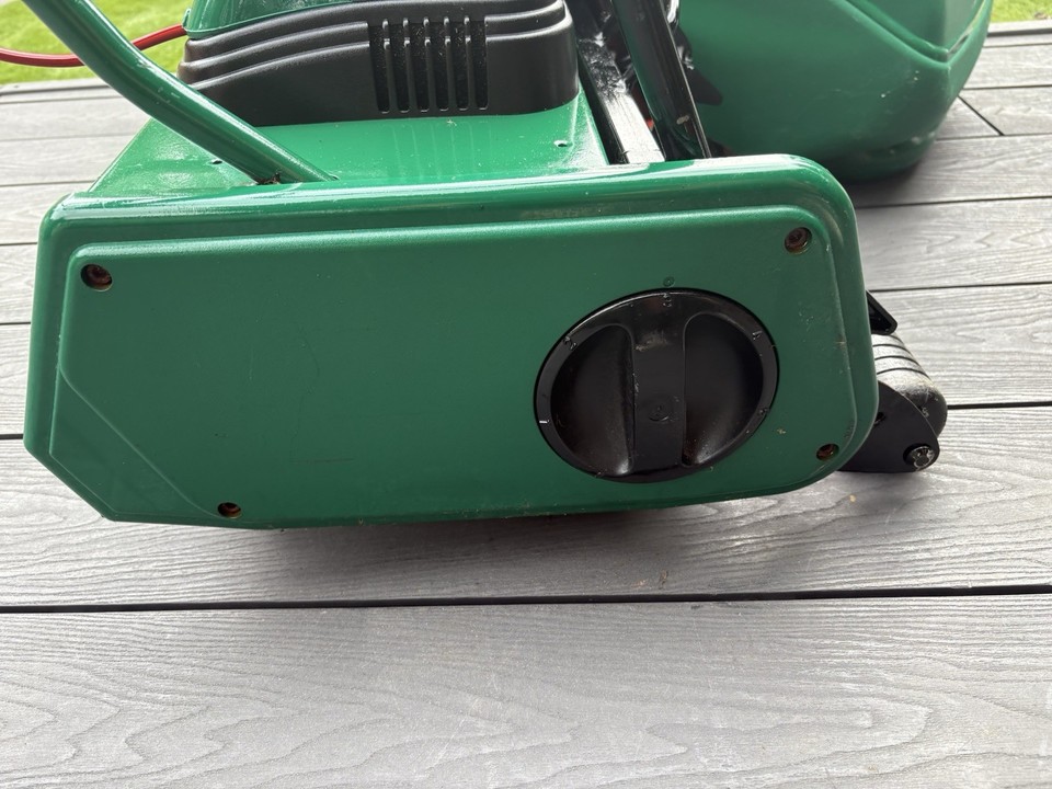 Qualcast Classic 30 Electric Cylinder Mower Serviced 12" cut Allett ...