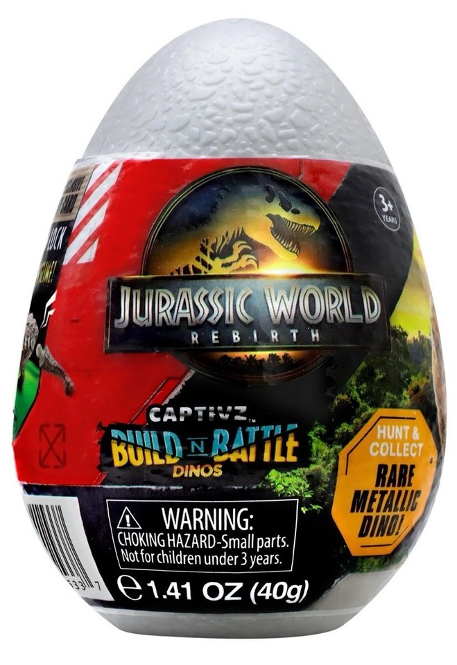 Jurassic World Rebirth Captivz Build N Battle Sinoceratops w/ Card ...