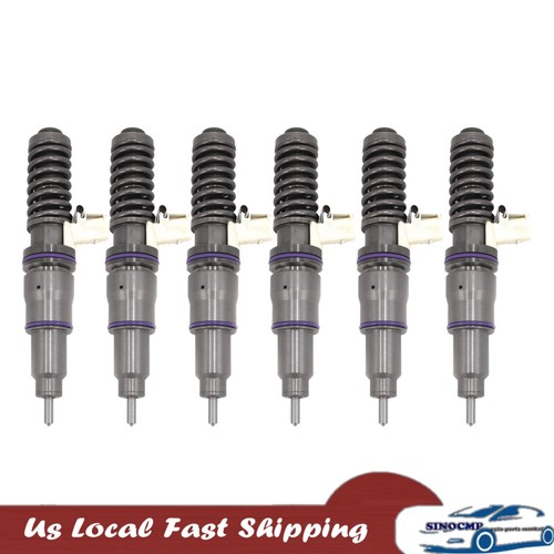 6PCS Fuel Injector 21340611 20972225 21389131 21371672 for Volvo D13 ...