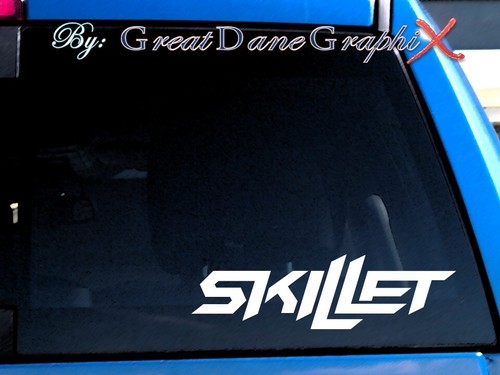 Skillet - Vinyl Decal Sticker -Color Choice -HIGH QUALITY | eBay Australia