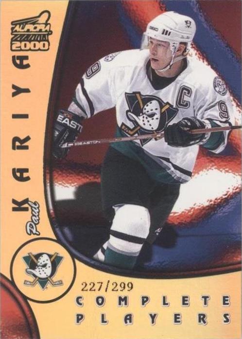 1999-00 Pacific Aurora - Complete Players Paul Kariya #1 /299 for sale ...