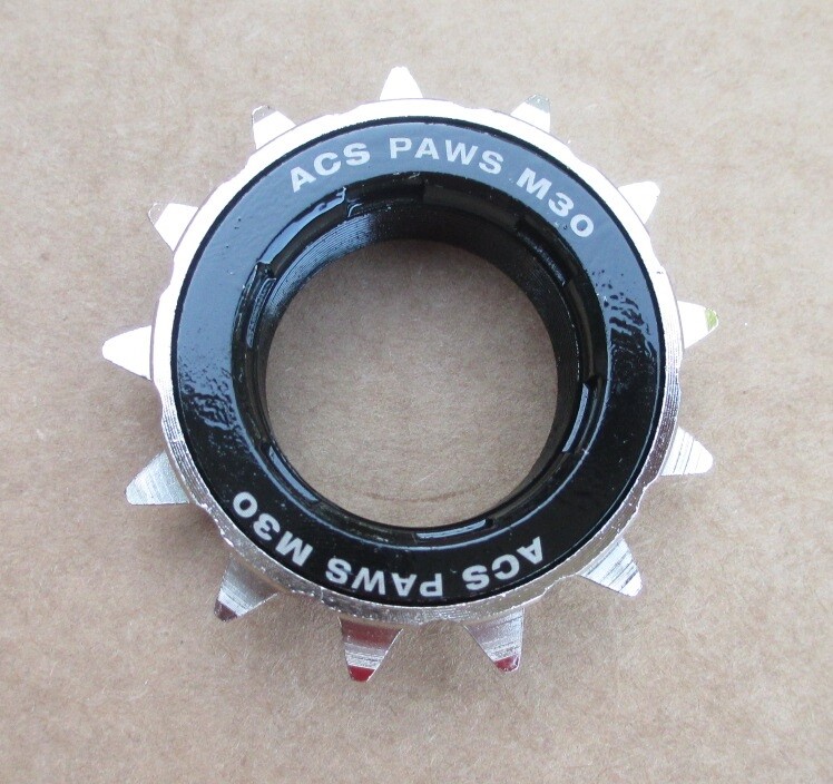 FreeWheel BMX ACS Paws Single Speed BikeGear Blk/Nickel 13-14-15-16-17 ...