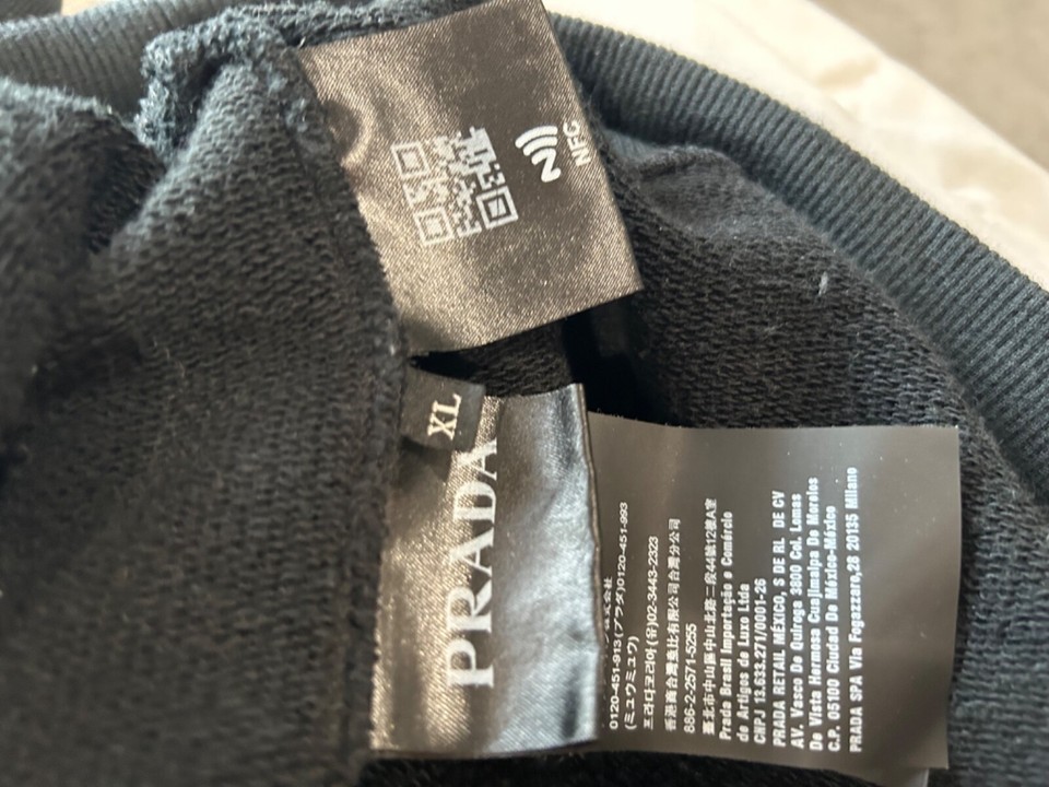 Prada x RAF simons 2021 SS cotton fleece hoodie | eBay