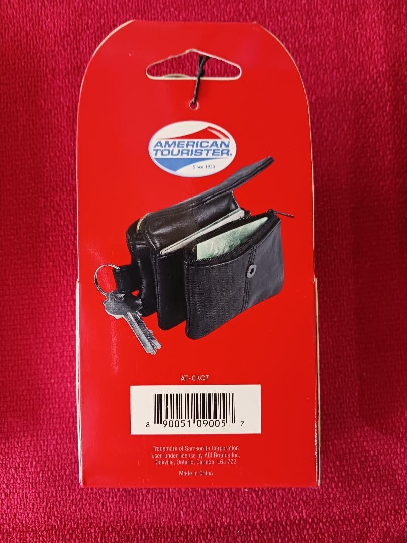 AMERICAN TOURISTER NEW PASSPORT HOLDER WALLET KEY CASE MANICURE SET ...
