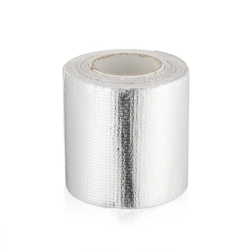 2" x 16' Adhesive Exhaust Header Pipe Wrap Heat Shield Tape Exhaust ...