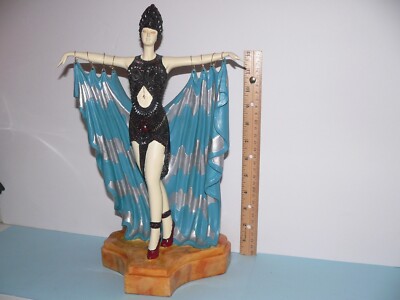 Chiparus - Veronese Art Deco reproduction "Semiramis" figurine marble ...