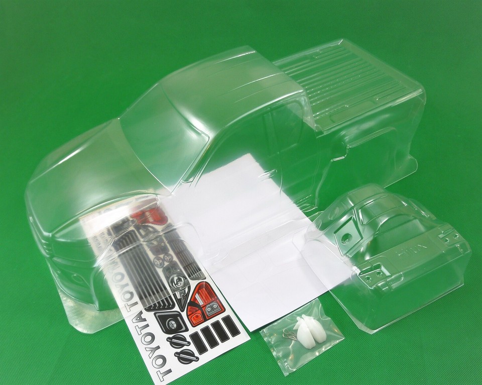 1:10 RC Clear Body Shell – Toyota HiLux for Crawler TRX4 Axial 324mm | eBay