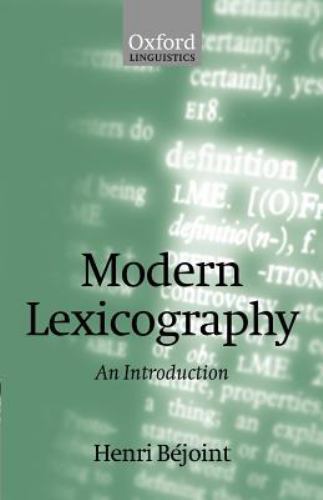 Modern Lexicography : An Introduction, Paperback by Bejoint, Henri ...