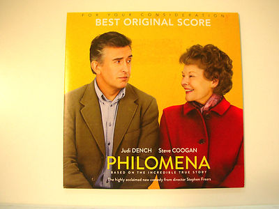 PHiLOMENA Movie CD Soundtrack FYC BEST ORIGINAL SCORE Alexandre Desplat ...