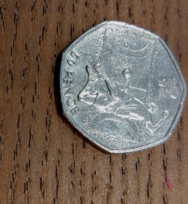 Super Rare Olmpic Handball 50p | eBay UK