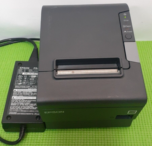 EPSON M244A POS USB THERMAL RECEIPT PRINTER W/ PWR SUPPLY - TESTED! | eBay