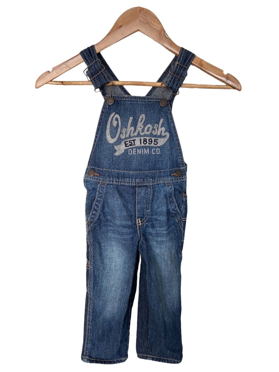 Oshkosh Est 1895 Denim Co Over All Pants Jeans Boys Blue Oshkosh Est 1895 Denim Co Over All Pants Jeans Boys Blue