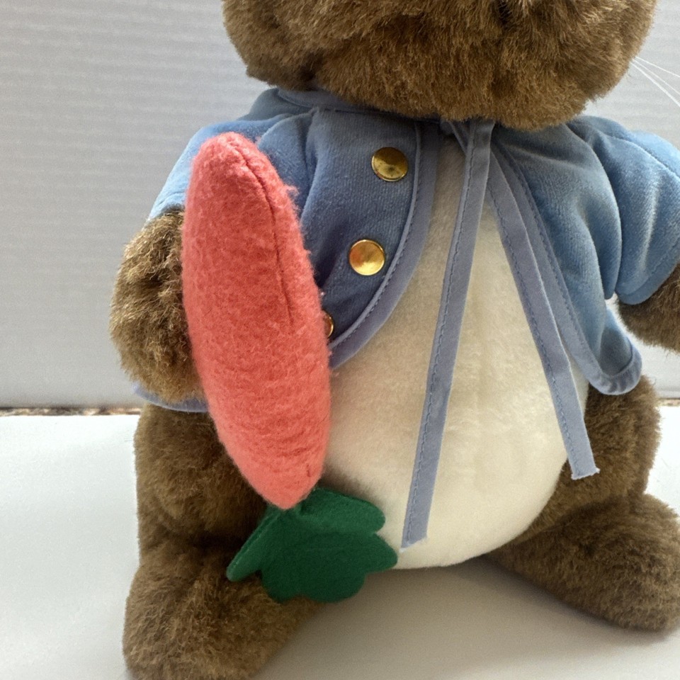 Vtg Eden Peter Rabbit Beatrix Potter Plush Stuffed Animal Bunny Easter ...