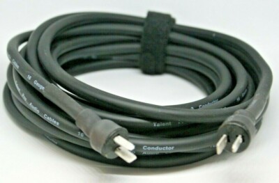 Interconnect Cable Polk Audio SDA Series w/ 2 flat pins 20ft Black 16ga ...