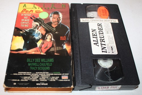Alien Intruder (VHS, 1992) Maxwell Caulfield, Tracy Scoggins, Billy Dee ...