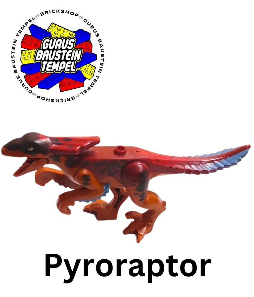 LEGO Dinosauruier Pyroraptor Jurassic World Raptor Dino Dinosaur NEU ...