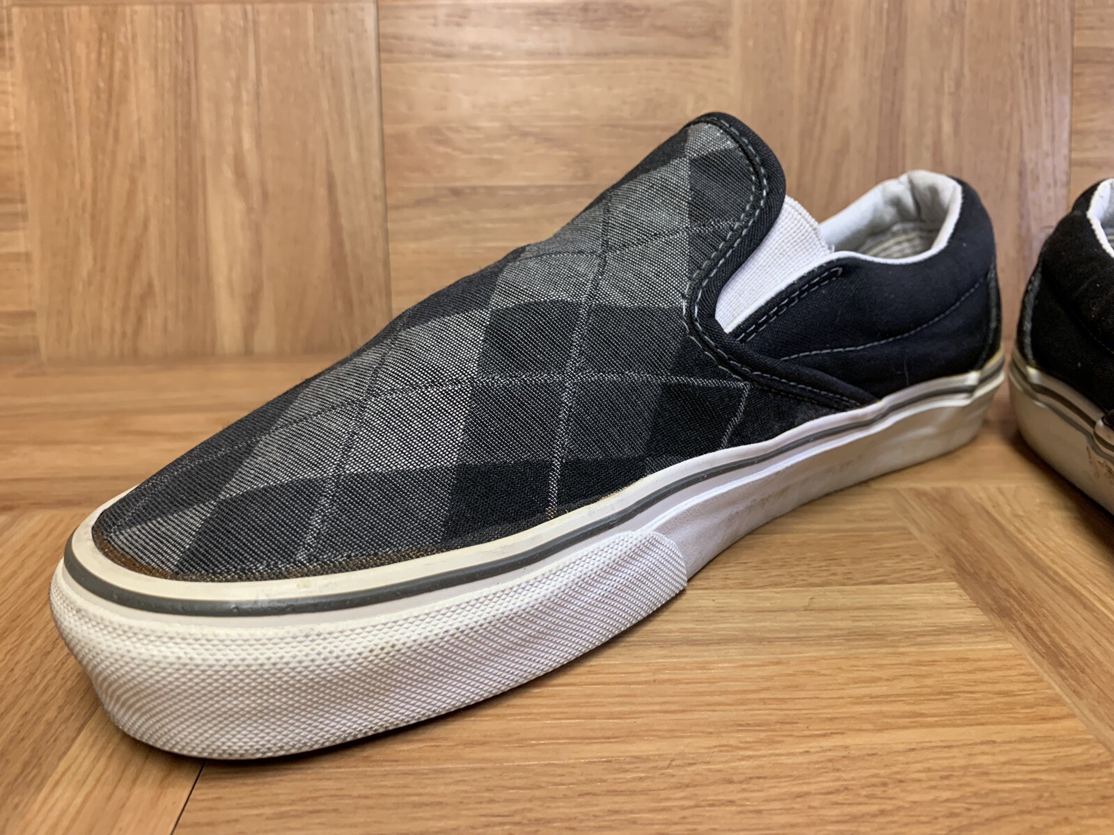 RARE🔥 VANS Slip On Classic Argile Diamond Elegant Sz… - Gem