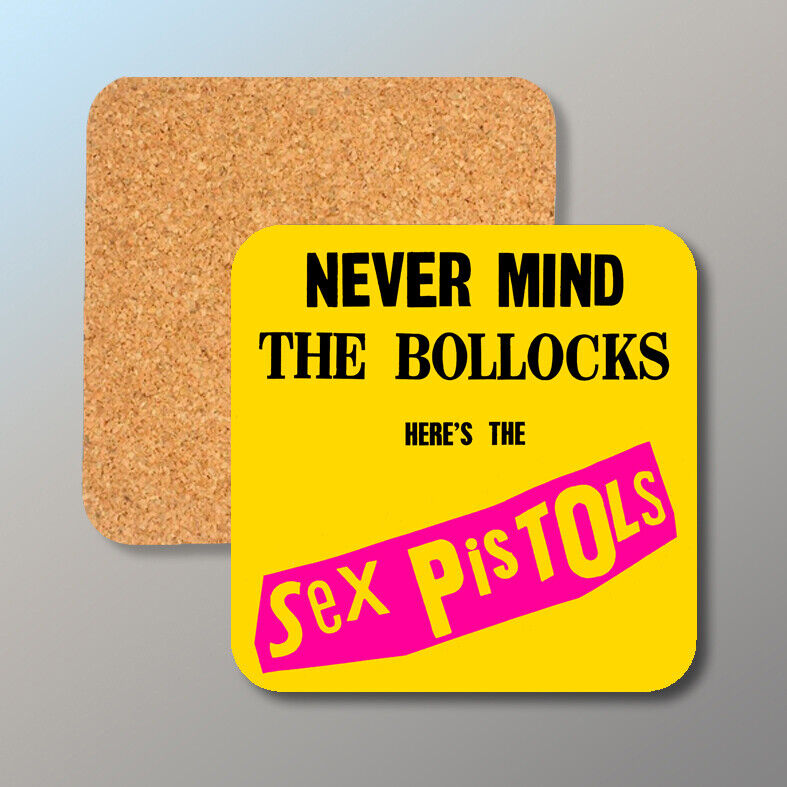 Sex Pistols Never Mind The Bollocks Cork Backed Coaster Free