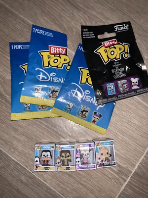 Disney Bitty Pop! Goofy Dale Minnie Mouse Nightmare Before Christmas ...