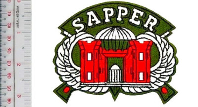 US Army Engineer Combat Sapper Airborne Wings Badge Patch NO TARIFF | eBay
