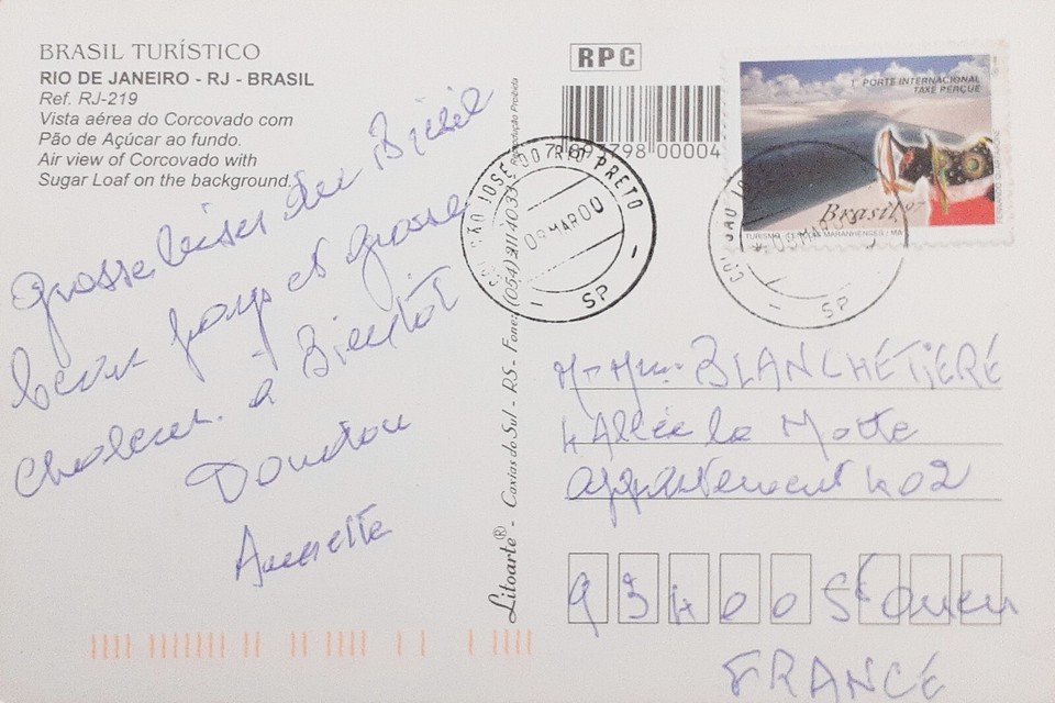 Postcard brazil turistico rio de janeiro | eBay