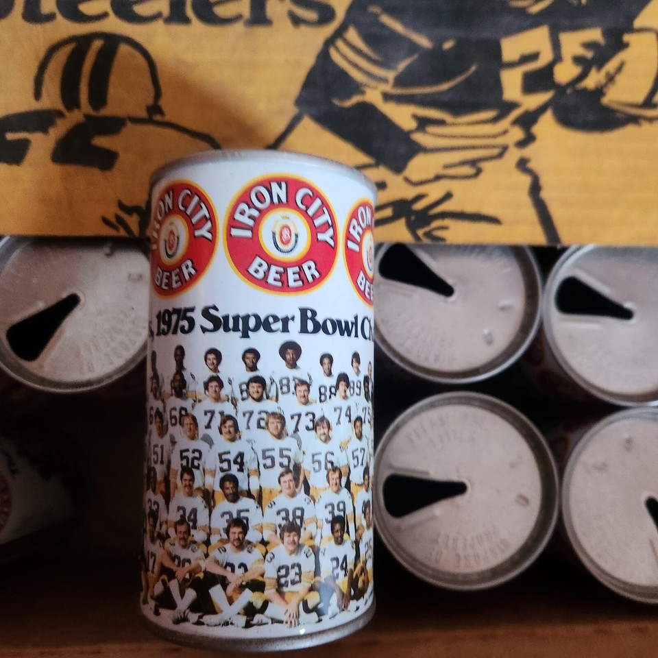 Iron City Beer Steelers 1975 Super Bowl Beer Cans And Box Original 24 ...