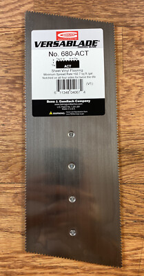 Gundlach 680-ACT Versablade Flooring Trowel Blade | eBay