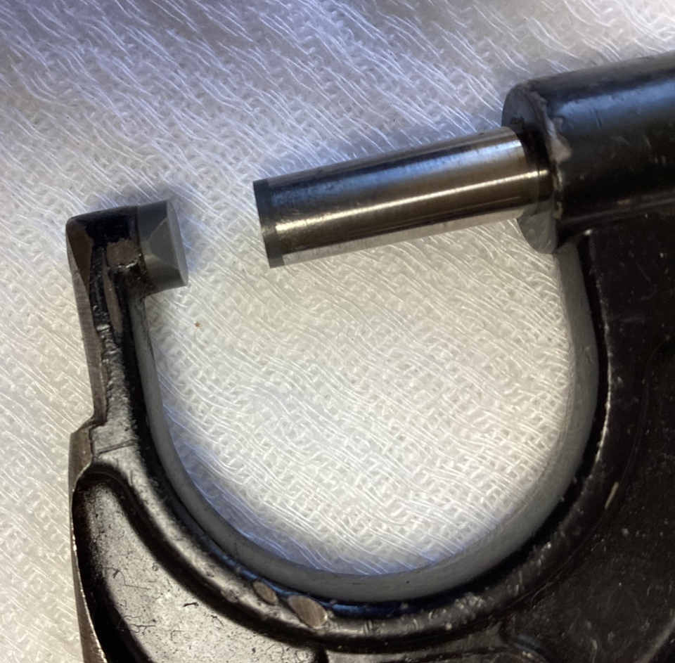 STARRETT 0-1 U.S.A. CARB TIPS - .0001 MICS ANVIL HAS BEEN ALTERED | eBay