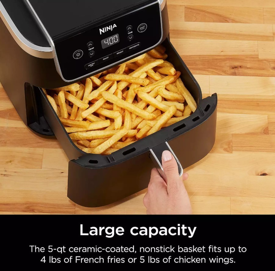 Ninja Air Fryer Pro 4-in-1, 5 QT Capacity, Nonstick Basket & Crisper ...