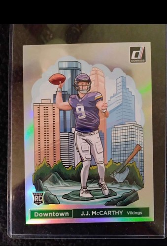 2024 Panini Donruss - Downtown! J.J. McCarthy #11 (RC) | eBay