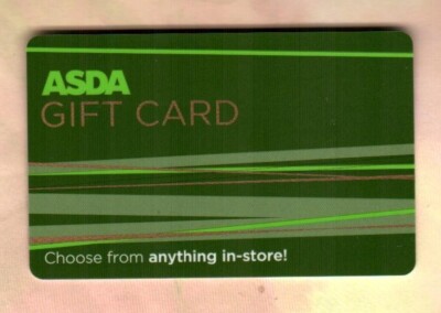 ASDA ( UK ) Choose from Anything In-Store ( 2007 ) Gift Card ( $0 ) | eBay