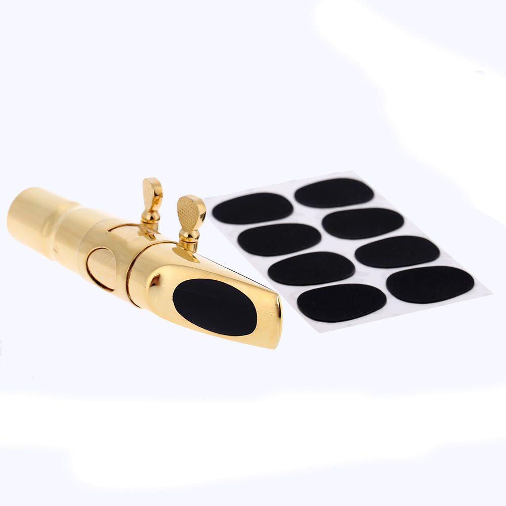 8pcs Alto Tenor Sax Saxophone Mouthpiece Pads Cushions 0.3mm Black H0S6 ...