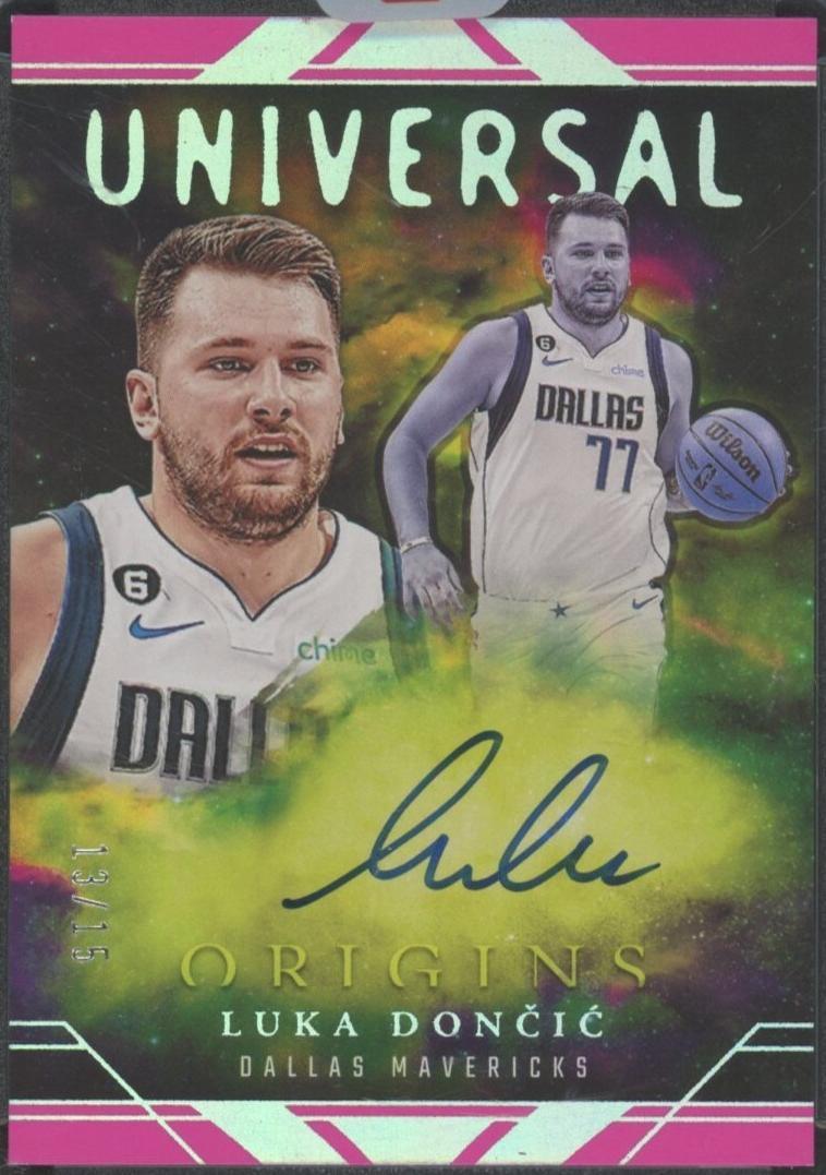 2023-24 Panini Origins - Universal Autographs Luka Dončić #UA-9 Pink ...