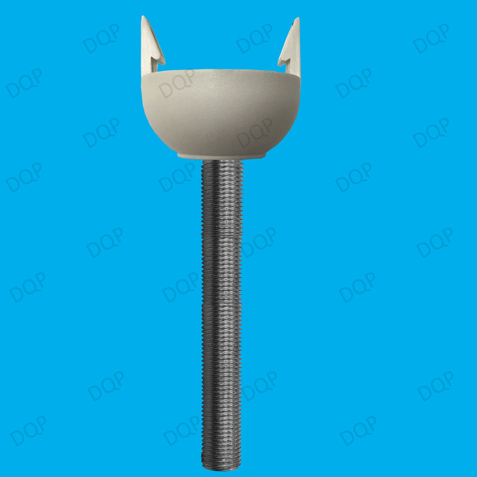 8x M10 250mm x 10mm Allthread Hollow Threaded Rod Tube, Electrical Lamp ...