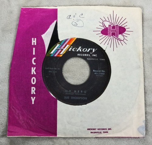 Sue Thompson James Ladder Steady My Hero Hickory 45 RPM Record BMI | eBay