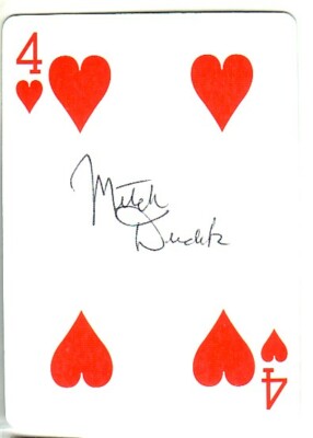 MITCH DUDEK NEW YORK JETS 1966 XAVIER UNIVERSITY AUTOGRAPHED PLAYING ...