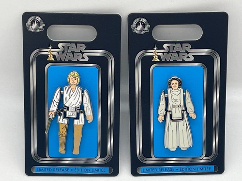 Disney Star Wars Luke Skywalker & Princess Leia "Kenner Action Figure ...