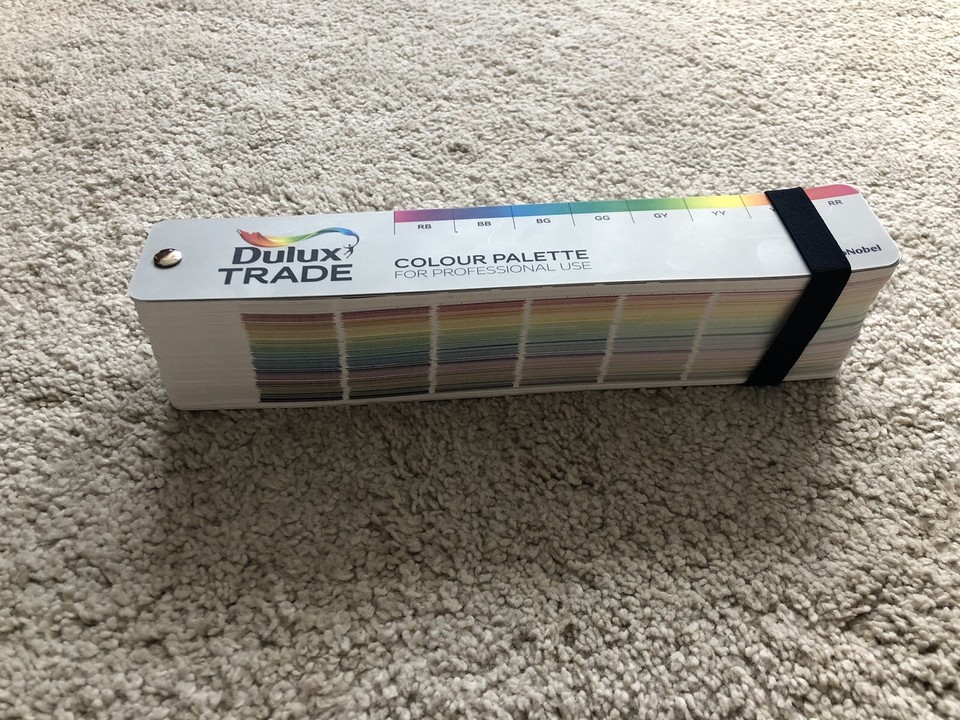 New Dulux trade colour palette professional use fan chart | eBay UK