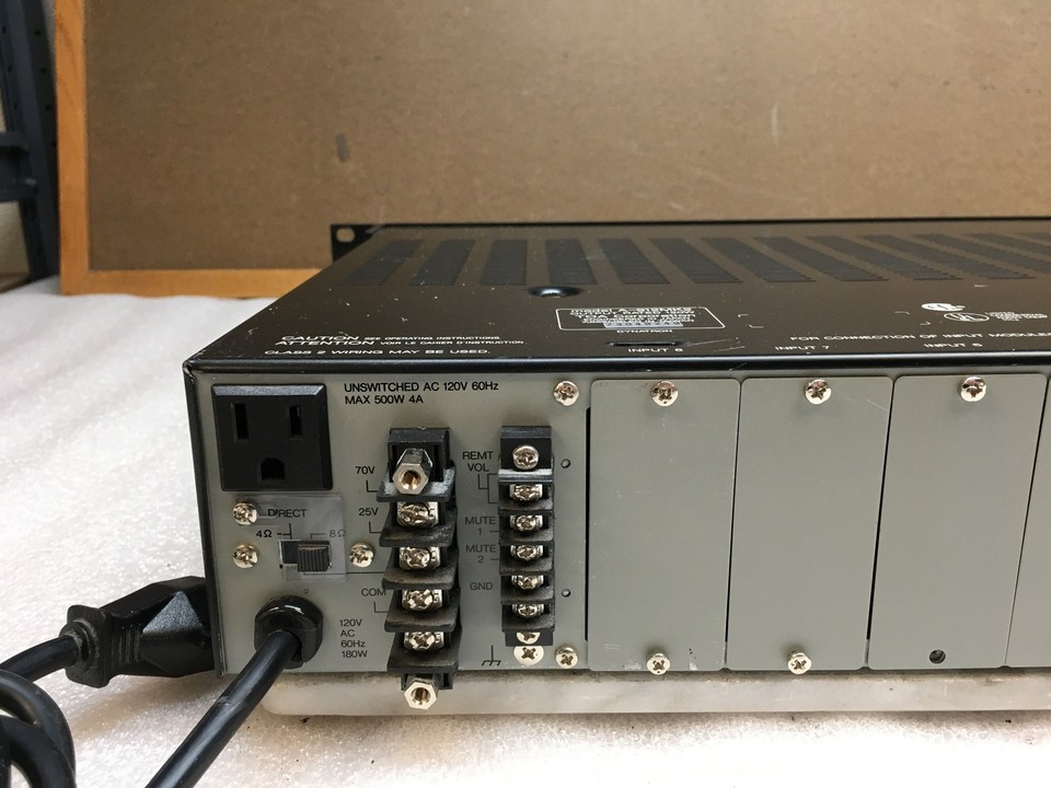 TOA 900 Series II A-912MK2 8-Channel Mixer Power Amplifier 180W See ...