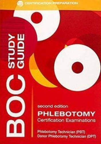 BOC Phlebotomy Study Guide 2nd Edition - Paperback - GOOD 9780891896654 ...
