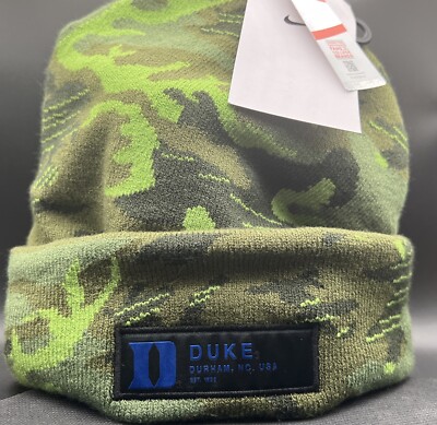 Duke University Nike Beanie Camo NWT | eBay