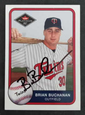 2001 Fleer (Platinum) SIGNED: Brian Buchanan, TWINS #304 | eBay