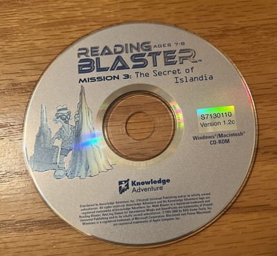 Reading Blaster Ages 7-8 CD-ROM 2000 Windows Disc Only *Secret Of Islandia* | eBay
