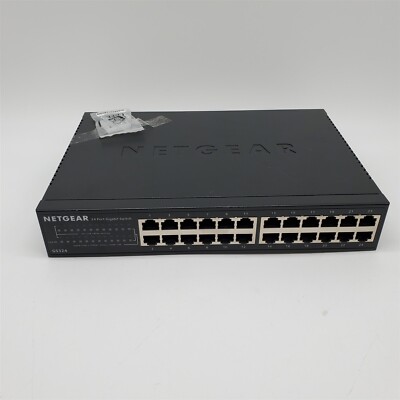 NETGEAR 24-Port Gigabit Ethernet Unmanaged Switch (GS324) | eBay