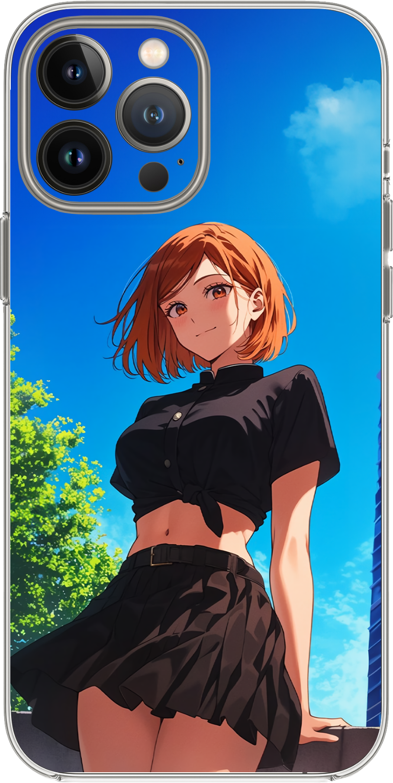 Jujutsu Kaisen Nobara Summer Waifu Case Cover Silicone / Shockproof ...