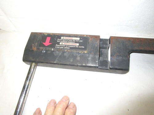 Sears Craftsman 10 in table saw, Model 137.248480--sliding outfeed rear ...