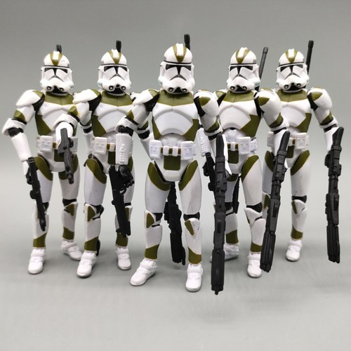 Lot of 5 Star Wars 501st 442nd Utapau Shock Razor BMF Clone Trooper 3. ...