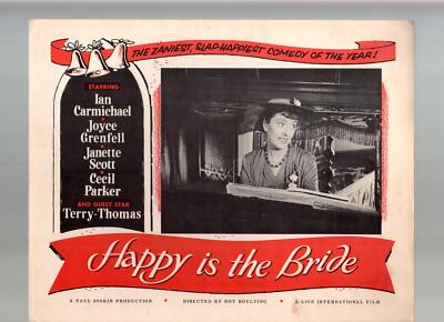 Lobby Card: Happy Is The Bride-Joyce Grenfell-11x14-Color-Lobby Card | eBay