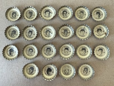 1967 Coca-Cola Coke Bottle Caps Baseball Lot of 22 Major League All ...